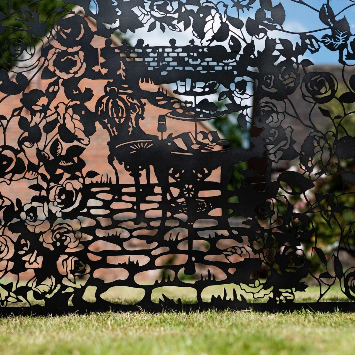 Garden Fencing Screens - Metal Corten Steel Fence Screening Panels ...